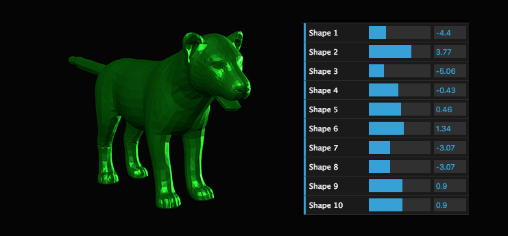 Parametric Animal Model - Interactive Demo